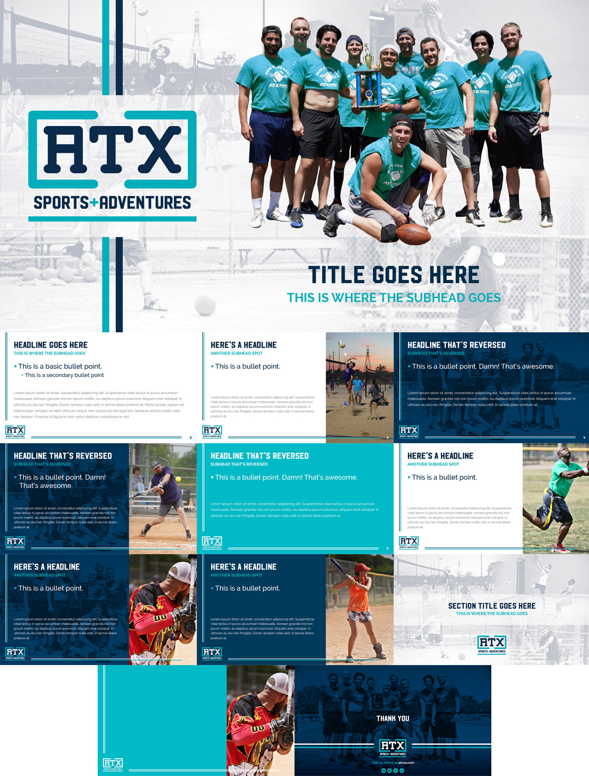ATX Sports+Adventures - Logo Design and Branding by
